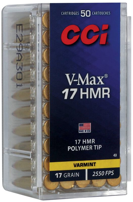 Buy V-Max 17 HMR Ammo | 17 Grain, 2550 FPS | CCI Ammunition