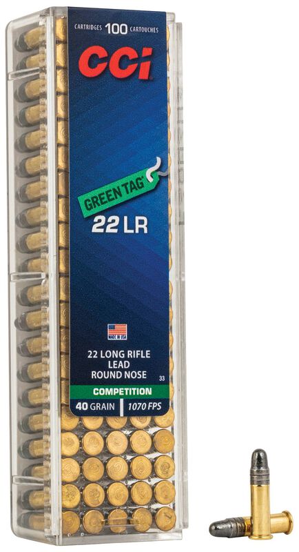 Buy Green Tag 22 LR Ammo 40 | 33