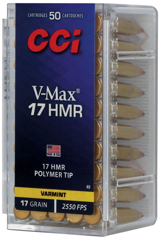 Buy V-Max 17 HMR Ammo | 17 Grain, 2550 FPS | CCI Ammunition