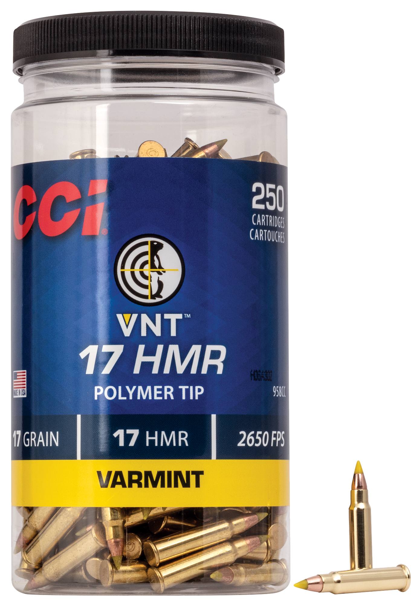 Buy VNT™ 17 HMR Ammo | 17 Grain, 2650 FPS | CCI Ammunition