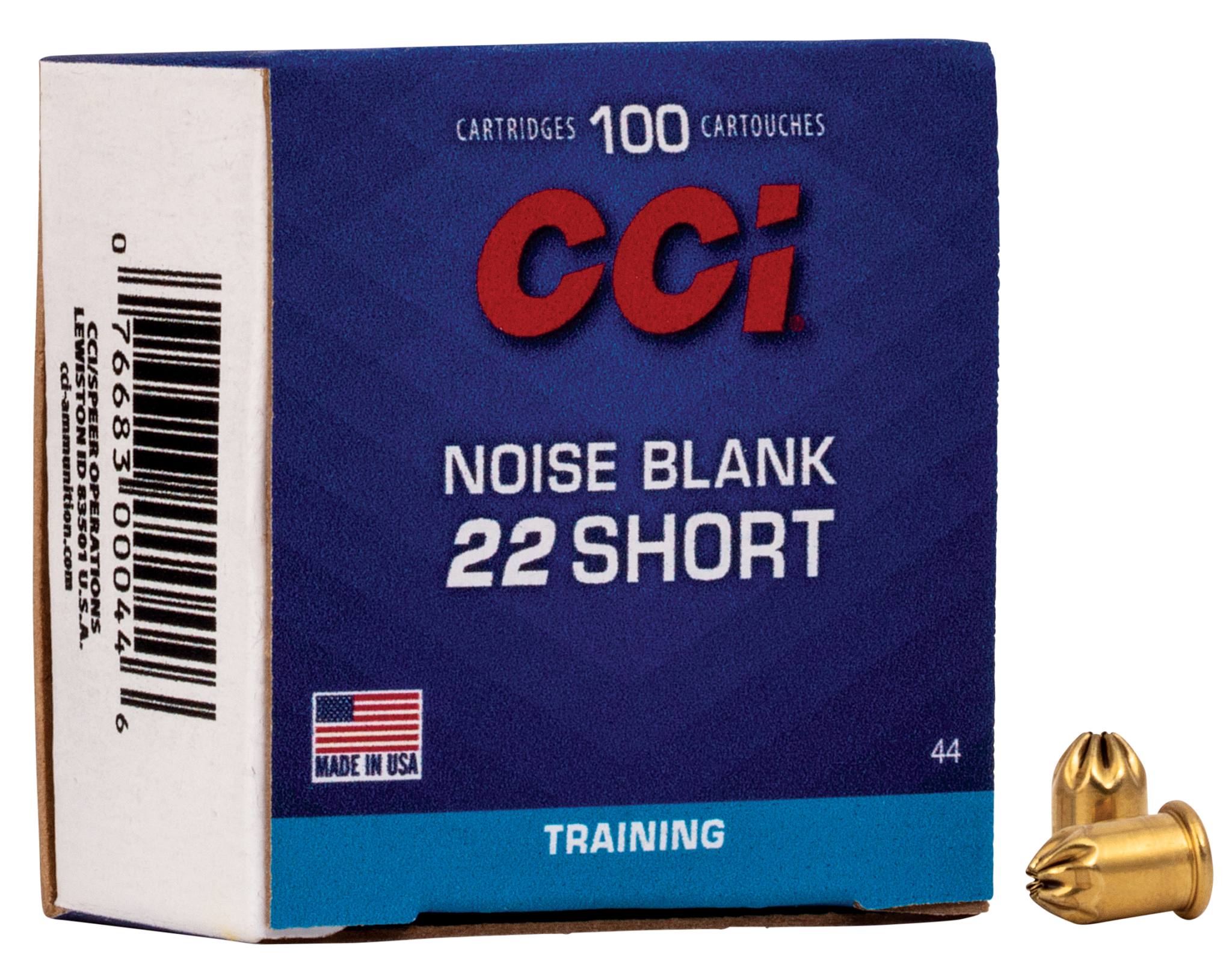 Buy Noise Blanks 22 Short Ammo | 0 Grain, 0 FPS | CCI Ammunition