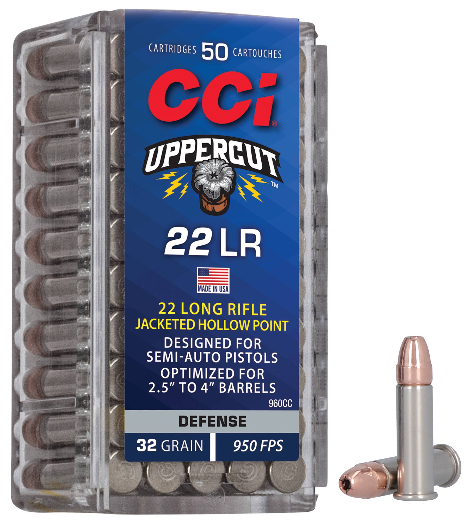 Buy Uppercut 22 Long Rifle 960CC for USD 12.99 | CCI